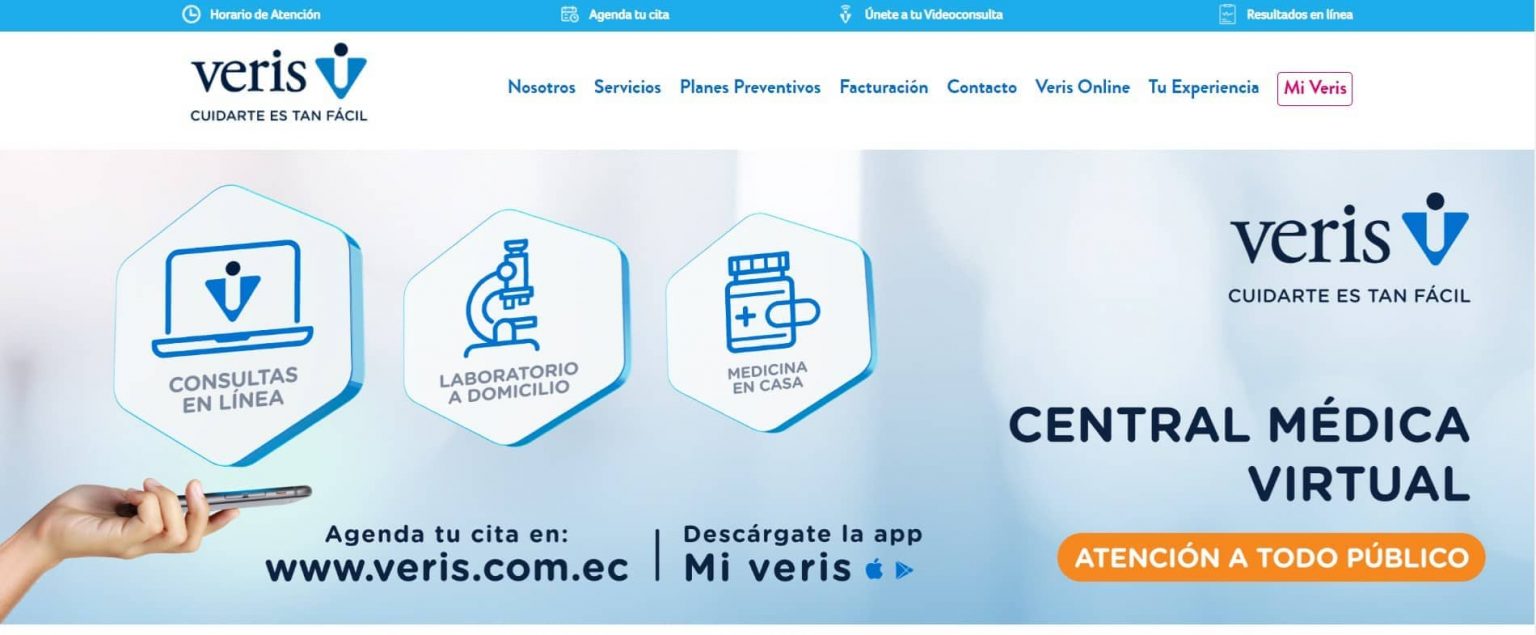 Citas médicas en Veris | Agendar citas 🥇